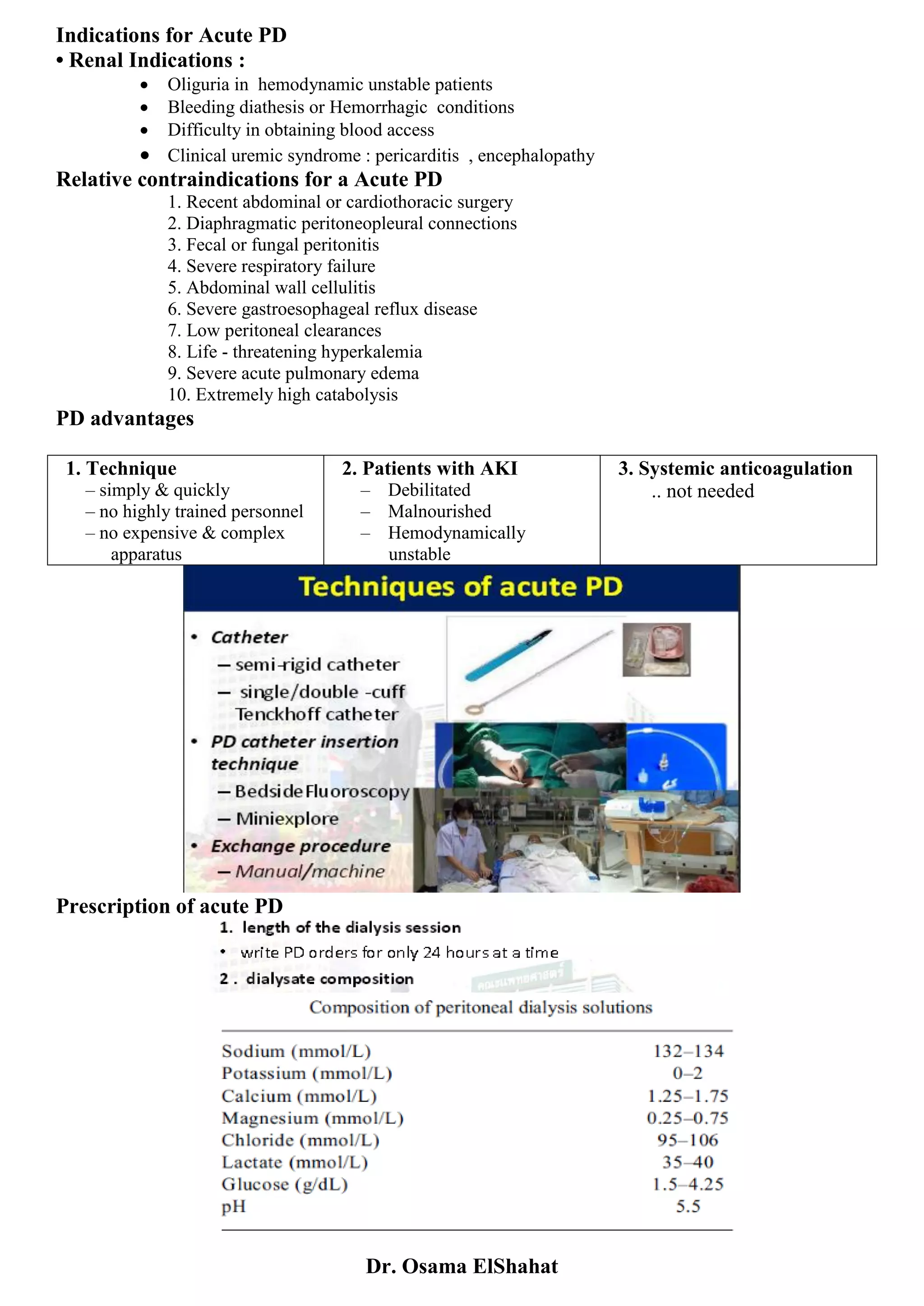 Acute pd prof.osama | PDF