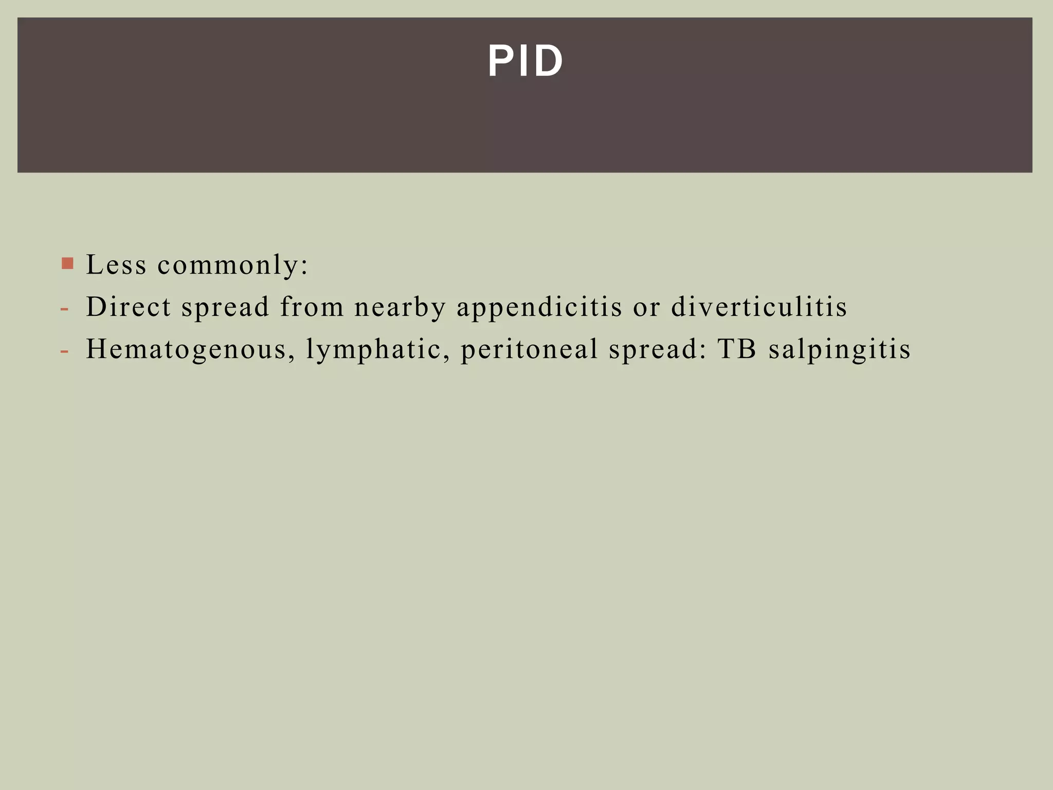 Acute female pelvic infection . ESUR Congress. | PPTX
