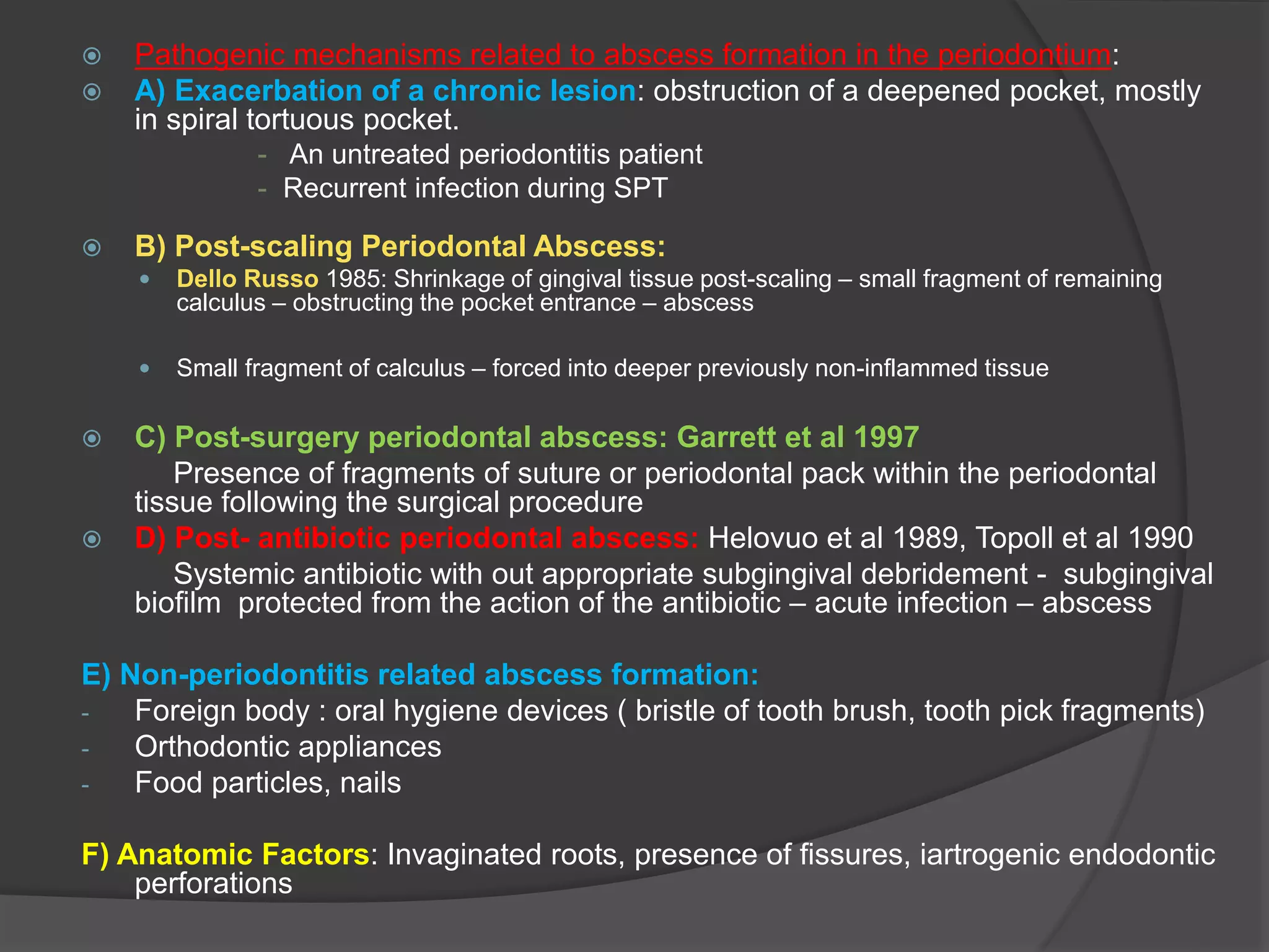 Acute periodontal Infections | PPTX