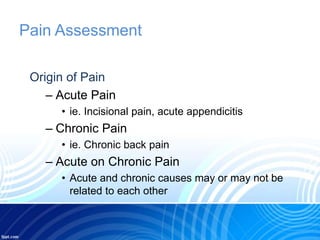 Acute perioperative pain management | PPTX