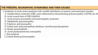 Acute peripheral neuropathy | PPTX | Brain and Nervous System Disorders ...