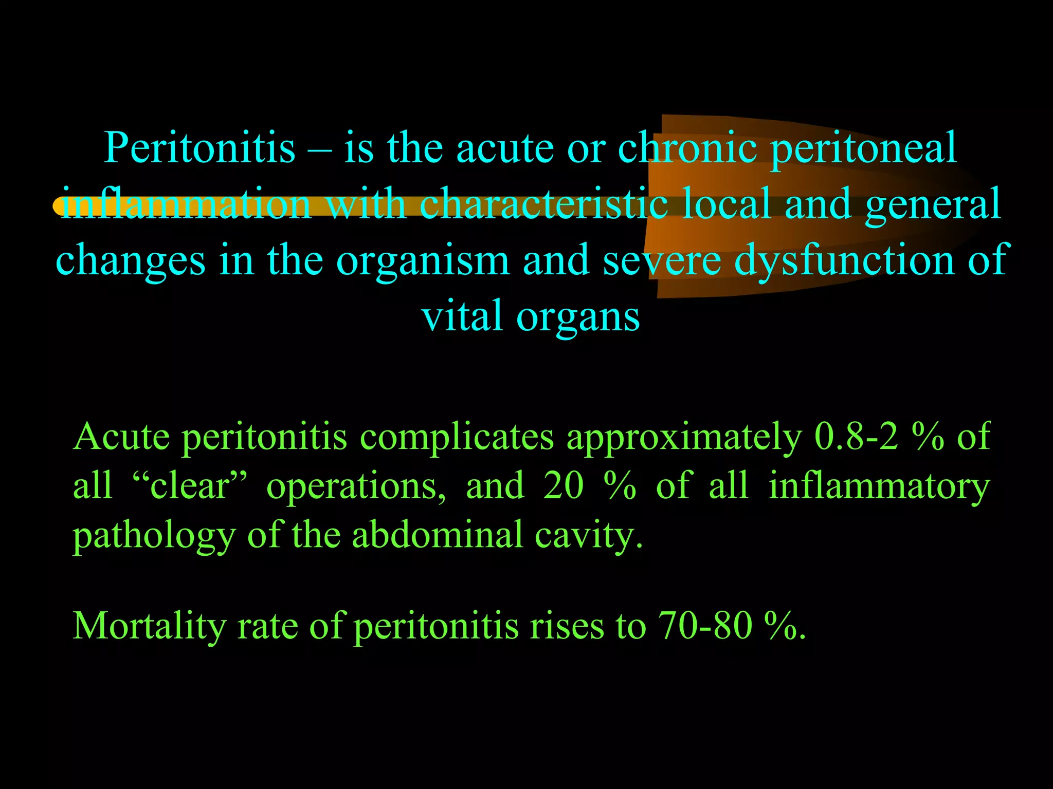 Acute peritonitis | PPT