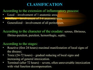 Acute peritonitis | PPT