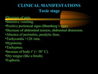 Acute peritonitis | PPT