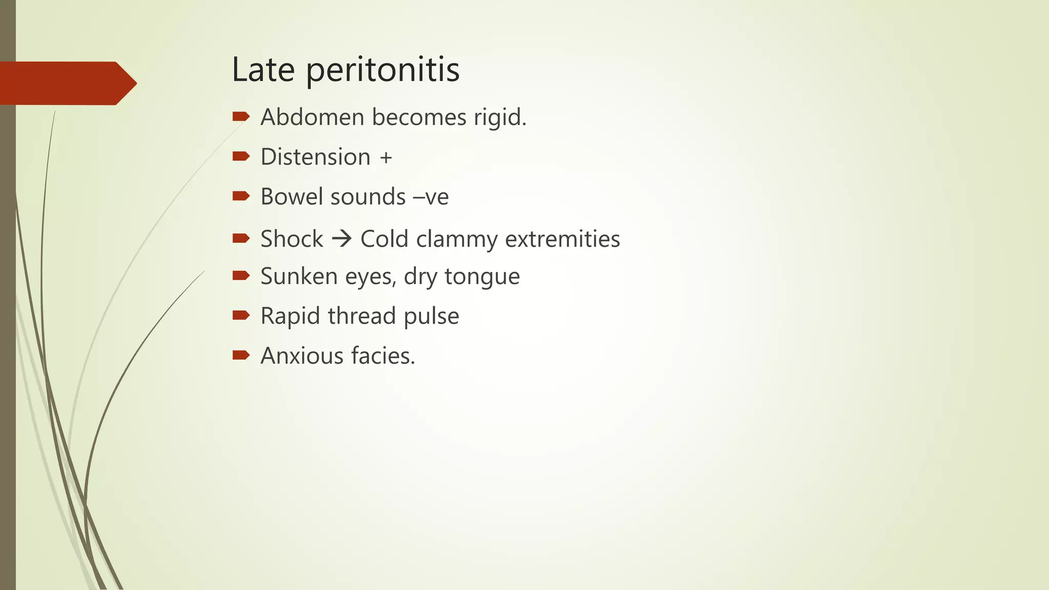 Acute peritonitis | PPTX