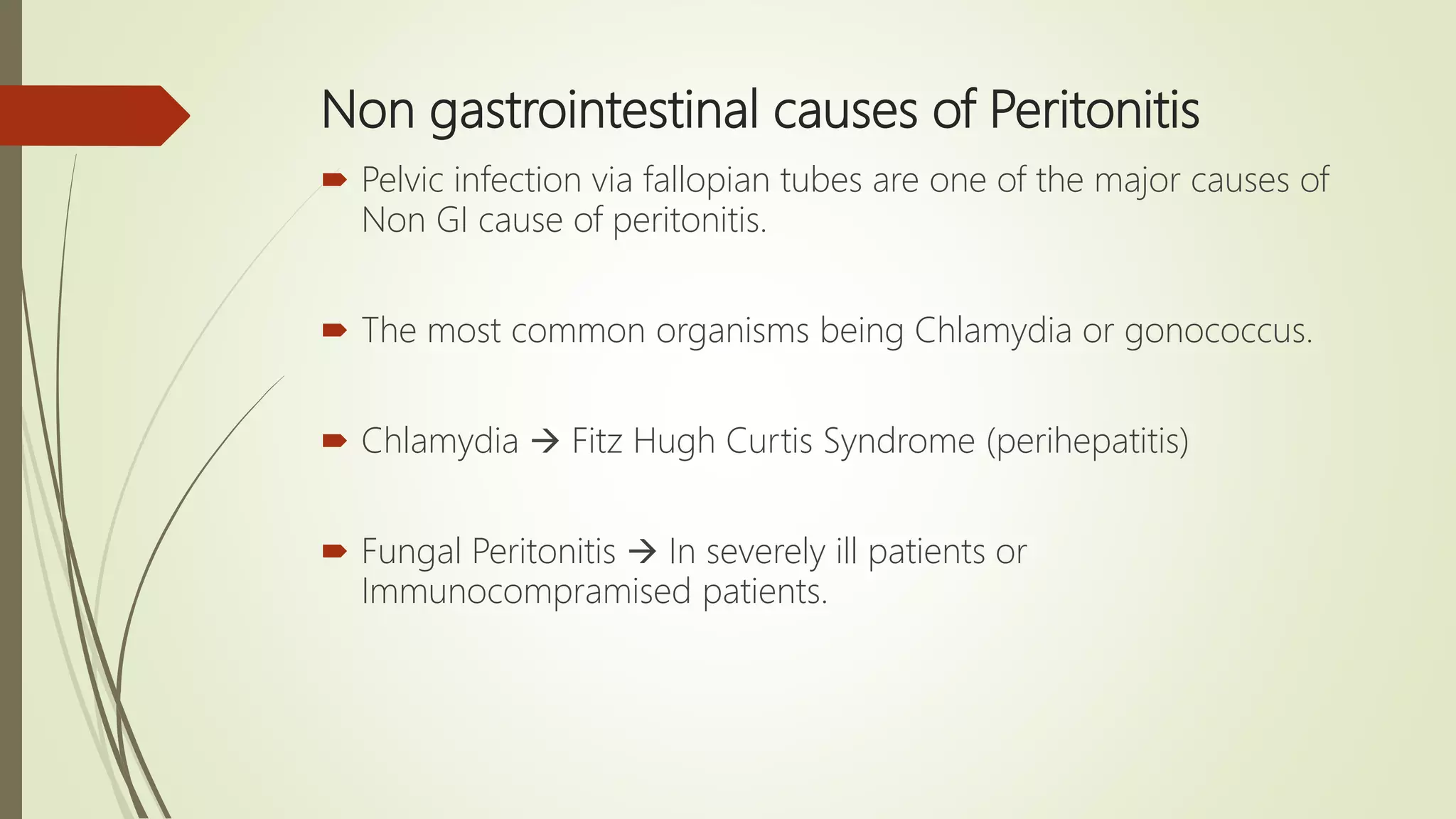 Acute peritonitis | PPTX