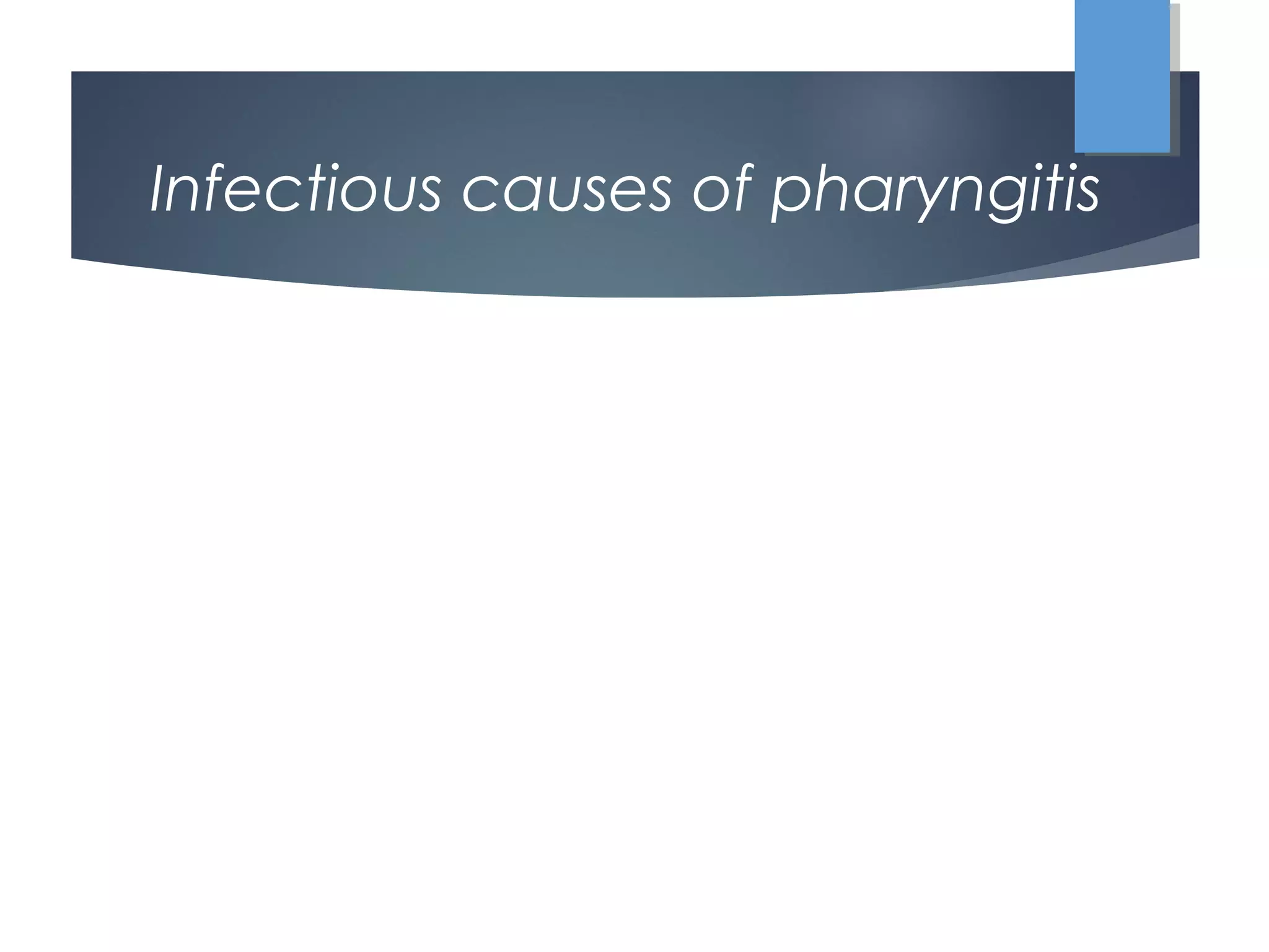 Acute pharyngitis | PPT