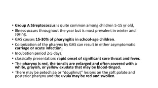 Acute Pharyngitis in pediatric age group | PPTX