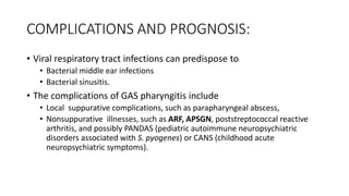 Acute Pharyngitis in pediatric age group | PPTX