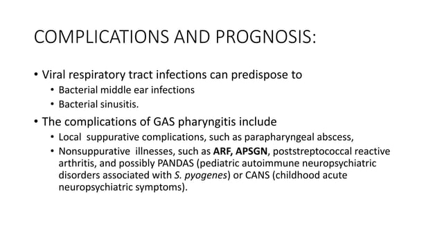 Acute Pharyngitis in pediatric age group | PPTX