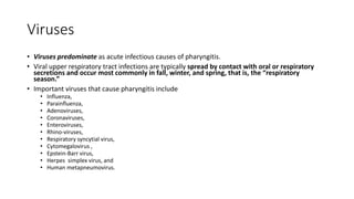 Acute Pharyngitis in pediatric age group | PPTX