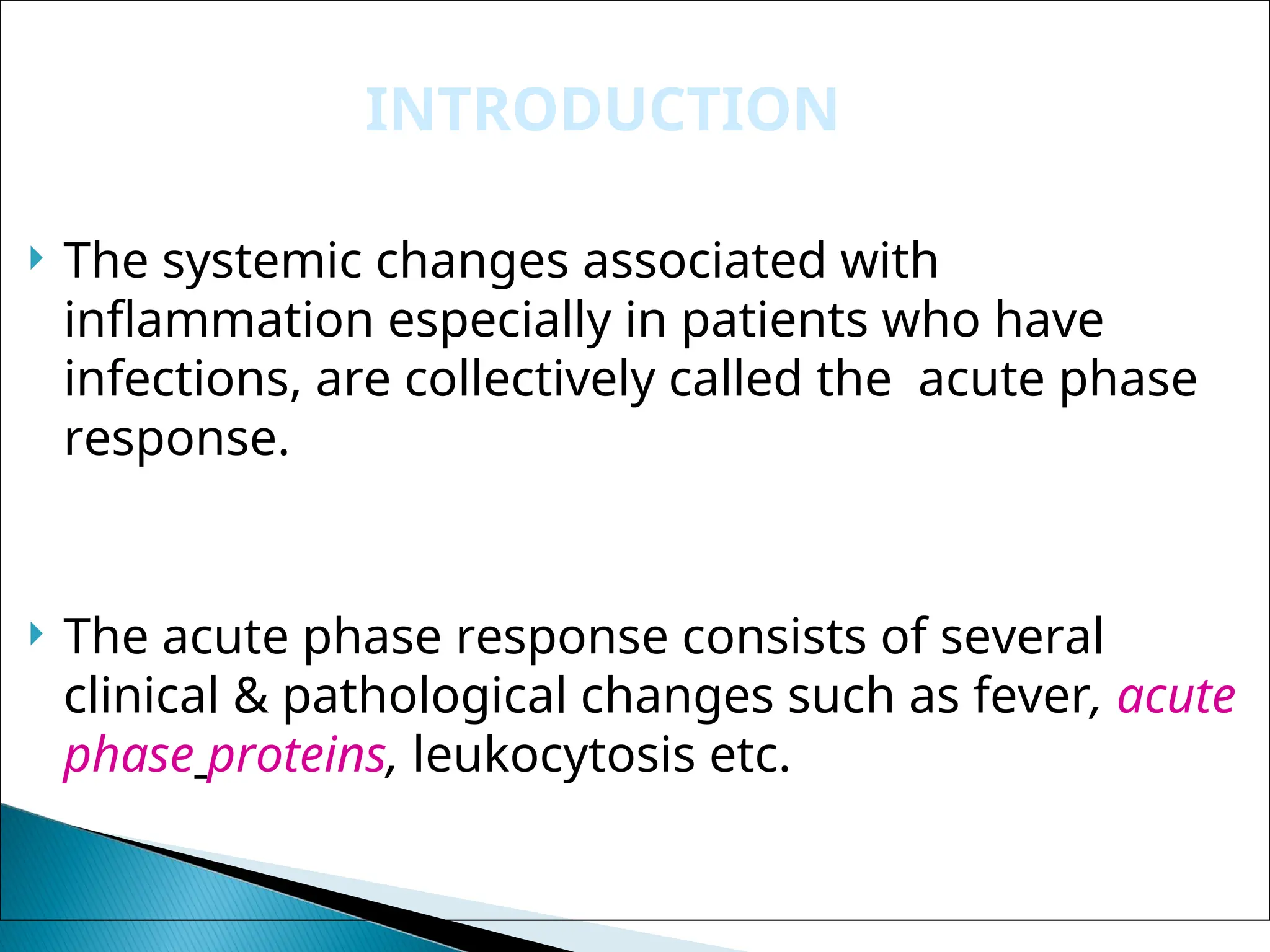 ACUTE PHASE PROTEINS IN HEALTH AND DISEASE | PPT