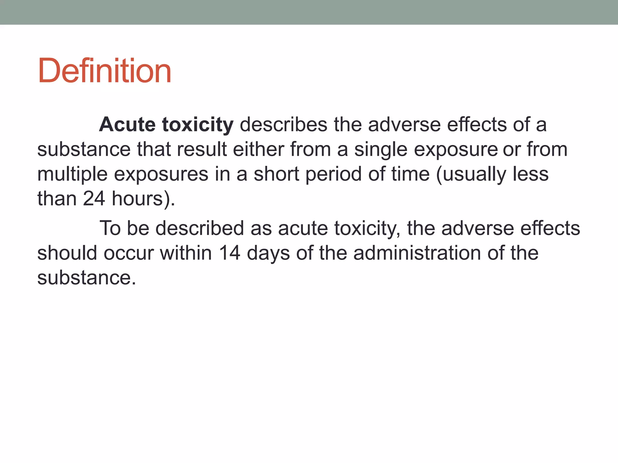 Acute poisoning | PPTX