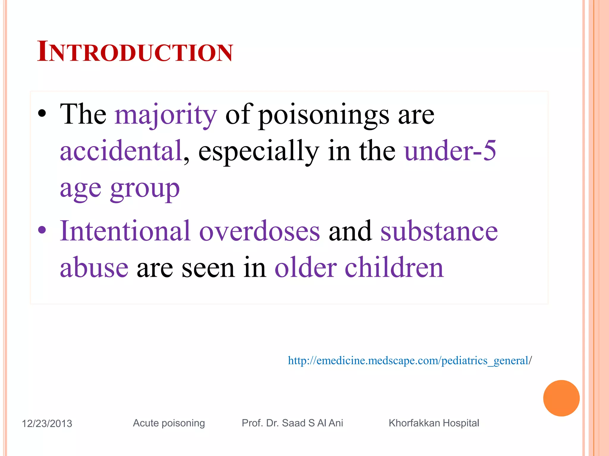 Acutepoisoning guidelinesforinitialmanagement-130630080645-phpapp02 | PPT