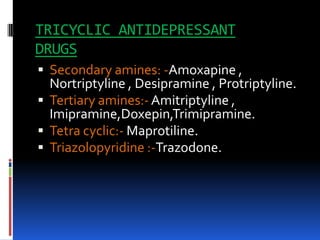 Acute poisoning of antidepressants | PPTX