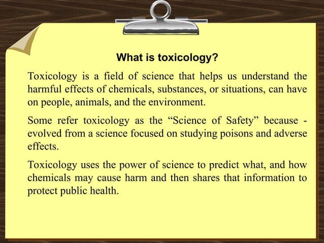 Basics of toxicology & it's applications.ppt