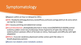 acute posioning of methyl alcohol.pptx
