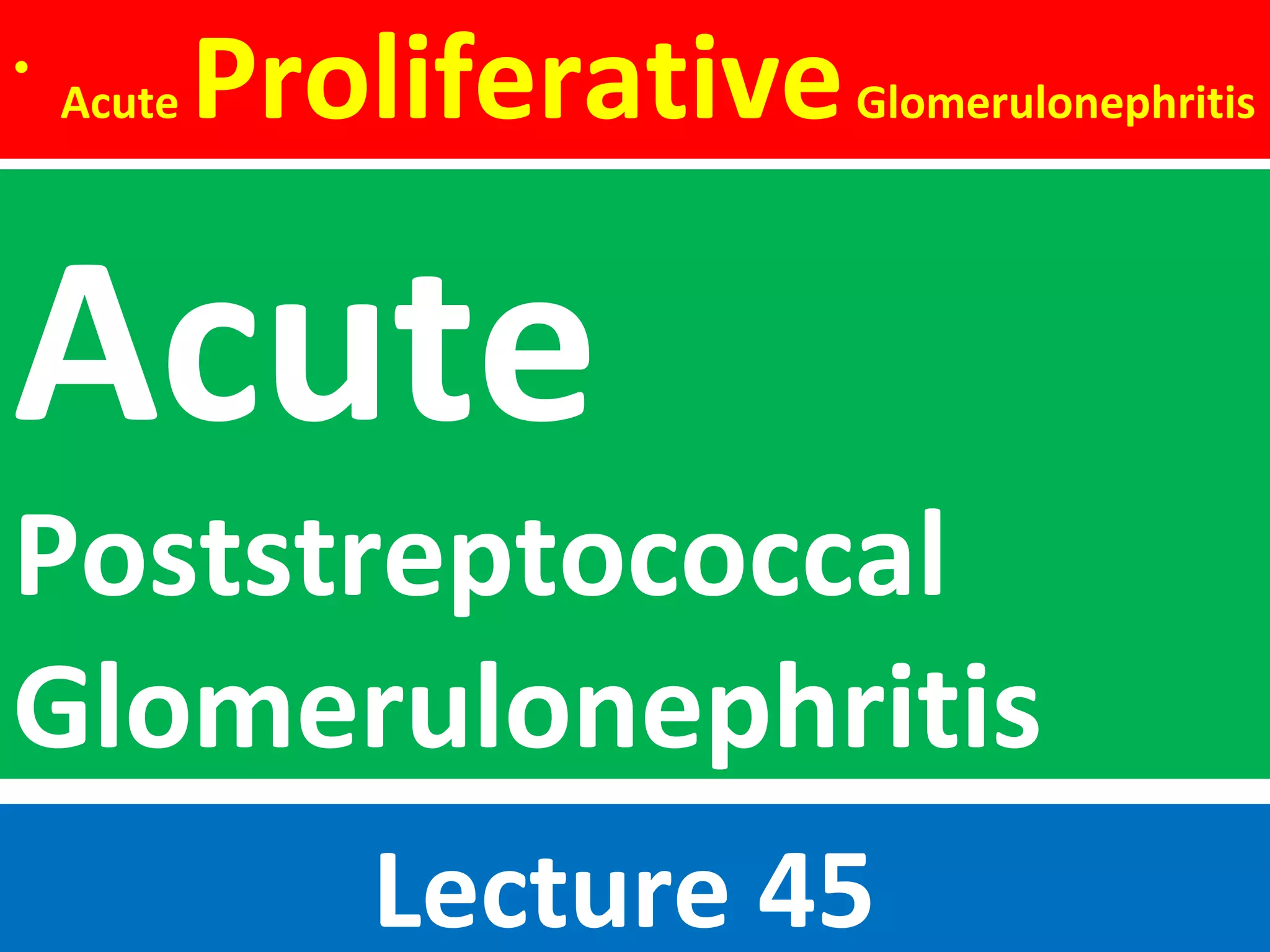 Acute post streptococcal glomerulonephritis | PPT