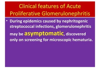 Acute post streptococcal glomerulonephritis | PPT