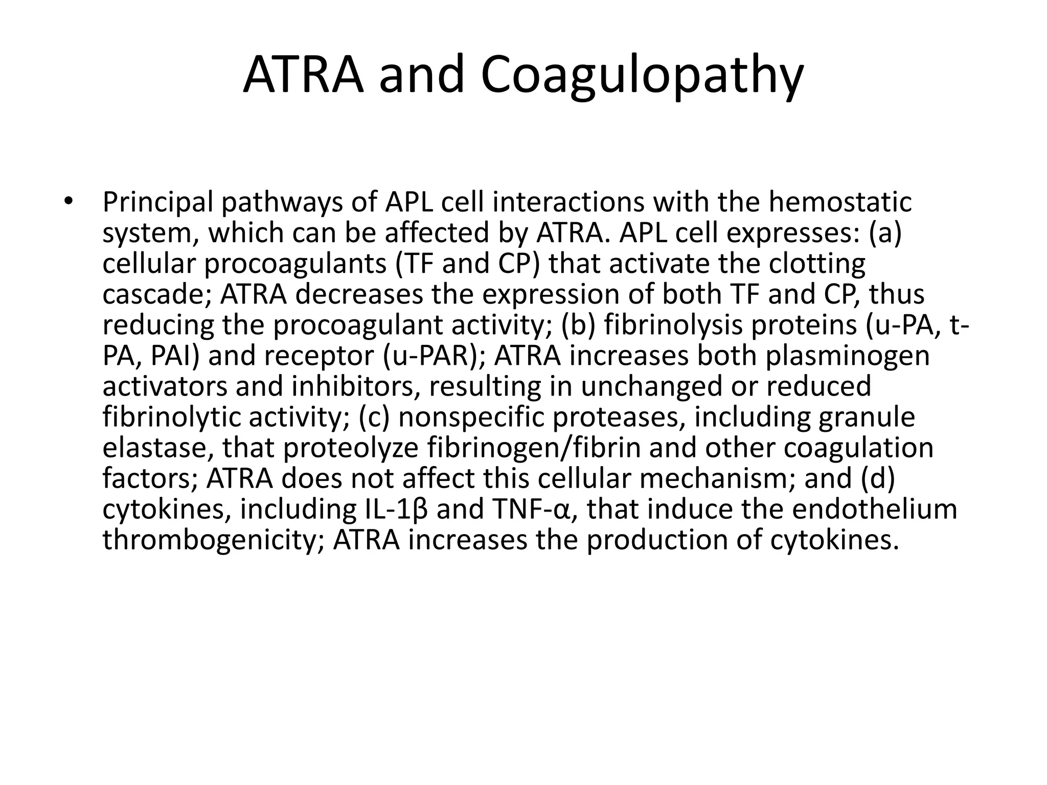 Acute promyelocytic leukemia | PPTX