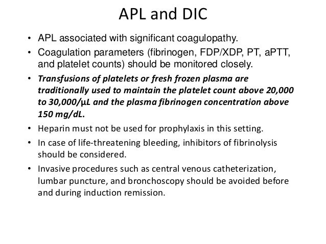 Acute promyelocytic leukemia