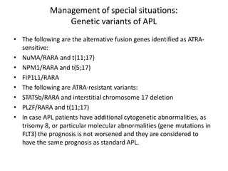acutepromyelocyticleukemia | PPT