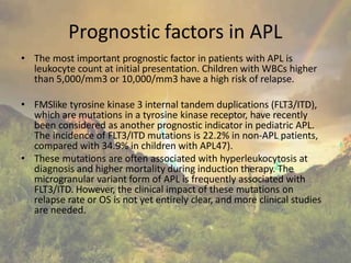 acutepromyelocyticleukemia- | PPT