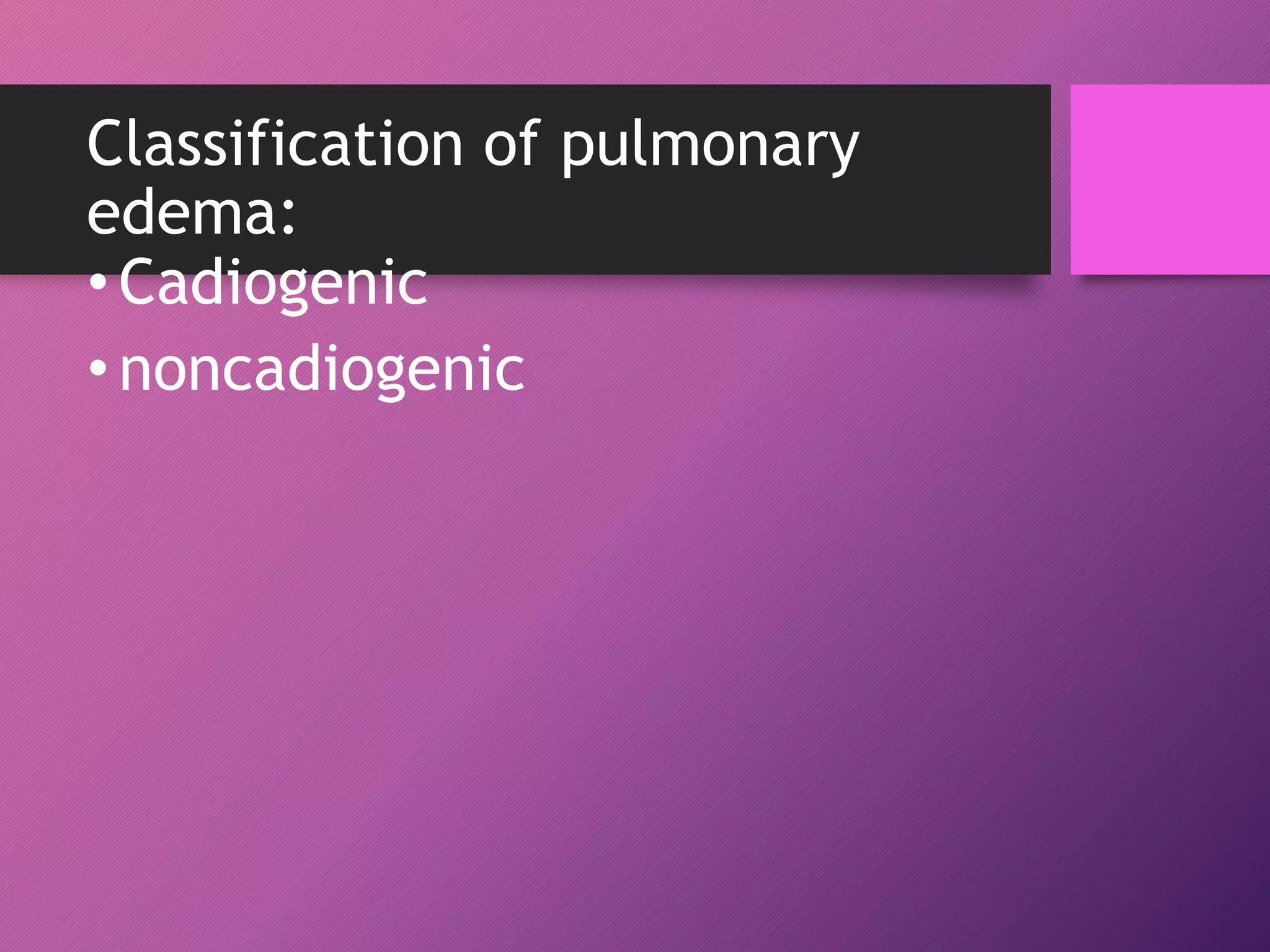 Acute pulmonary edema | PPTX