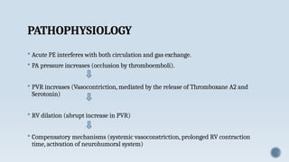 Acute PULMONary embolism diagnosis and management | PPTX