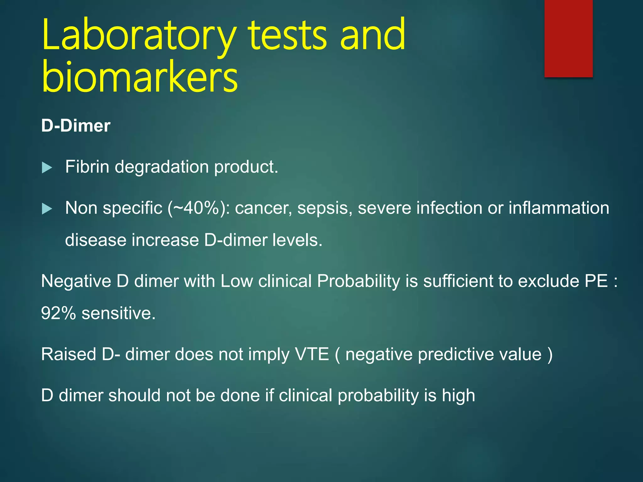Acute Pulmonary Embolism: Introduction, Clinical presentation ...