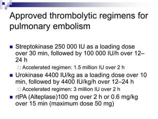 Acute Pulmonary Embolism Overview lecture.ppt
