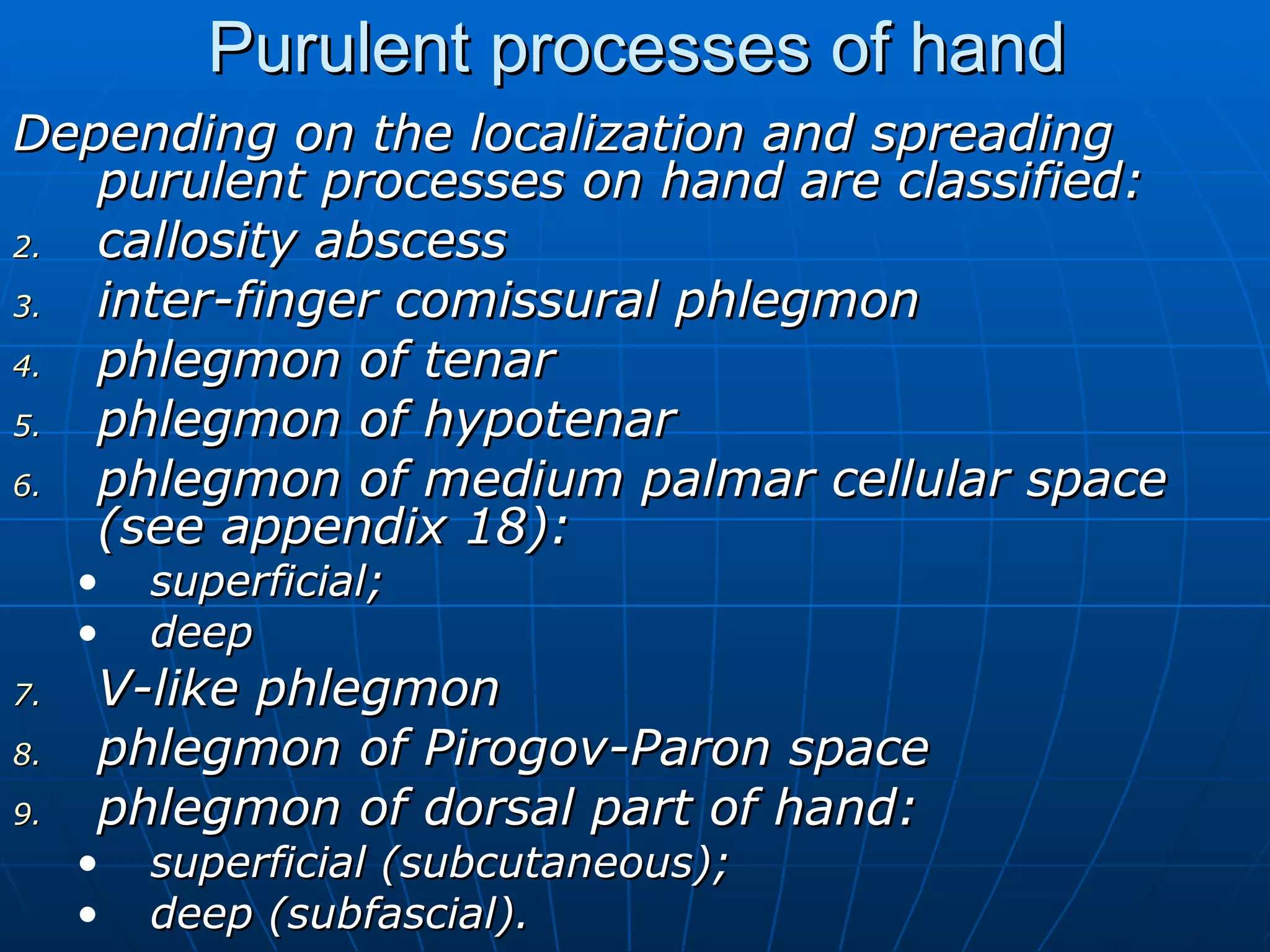 Acute purulent diseases of fingers and hand | PPT