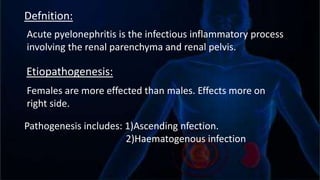 Acute pyelonephritis by N J V S PAVAN | PPT