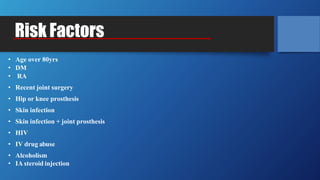 Acute pyogenic arthritis by dr ashutosh | PPT