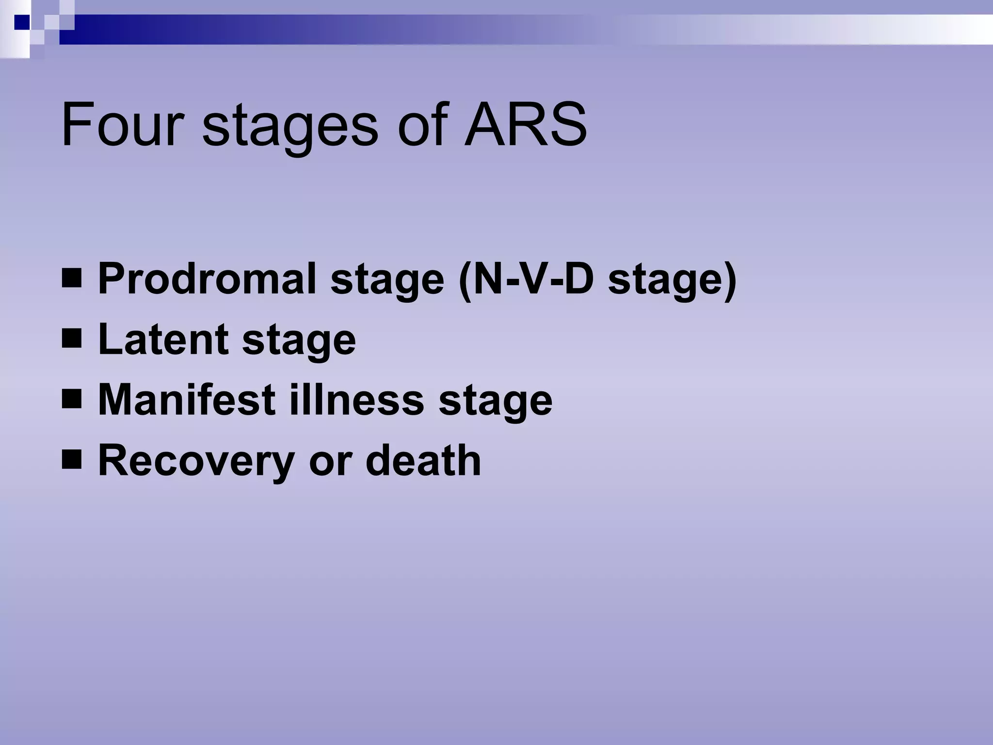 Acute radiation cns syndrome & neurological damage caused by chemical ...