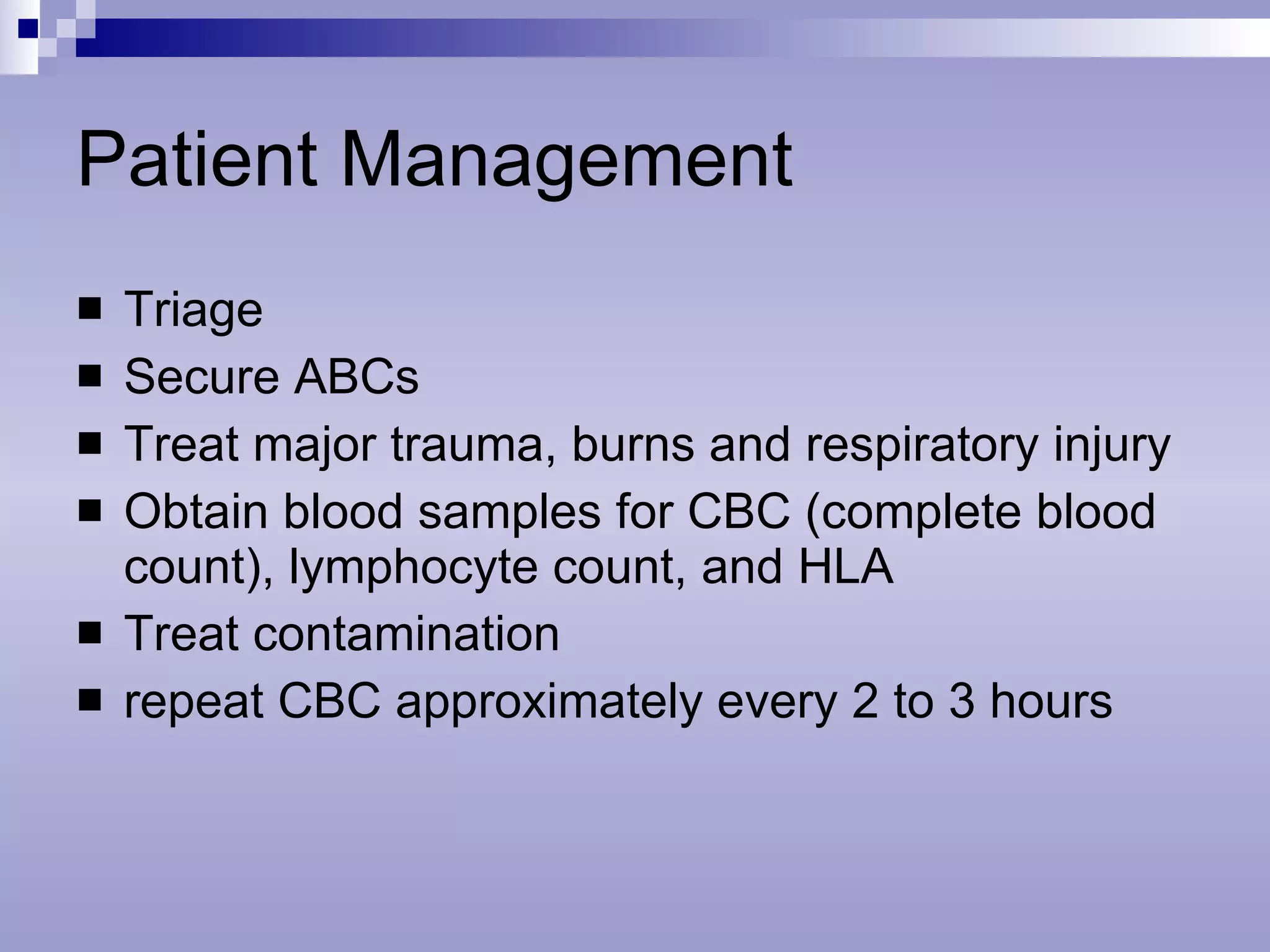 Acute radiation cns syndrome & neurological damage caused by chemical ...