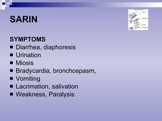 Acute radiation cns syndrome & neurological damage caused by chemical ...