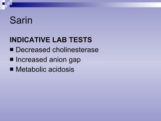 Acute radiation cns syndrome & neurological damage caused by chemical ...