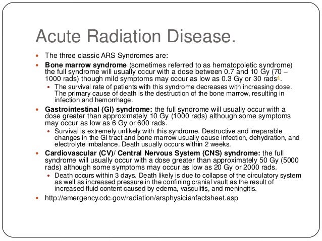 Acute Radiation Syndrome