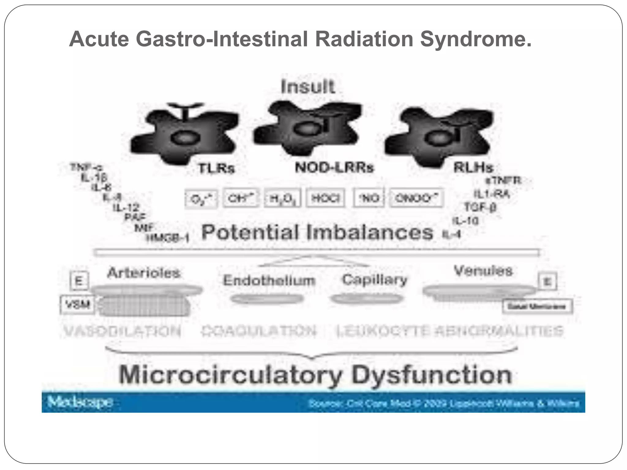 Acute Radiation Gastro-Intestinal syndrome. | PPTX