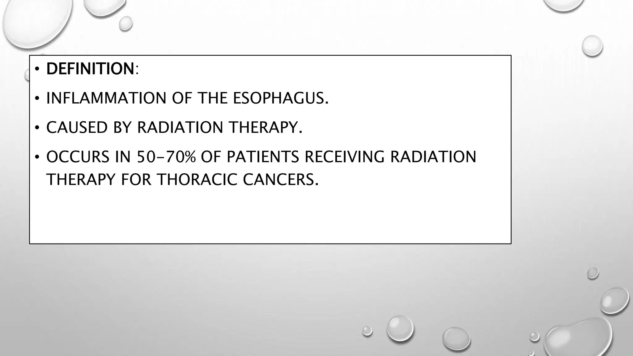 acute Radiation Side Effects in Esophagus Tomser Ali Group No 22.pptx