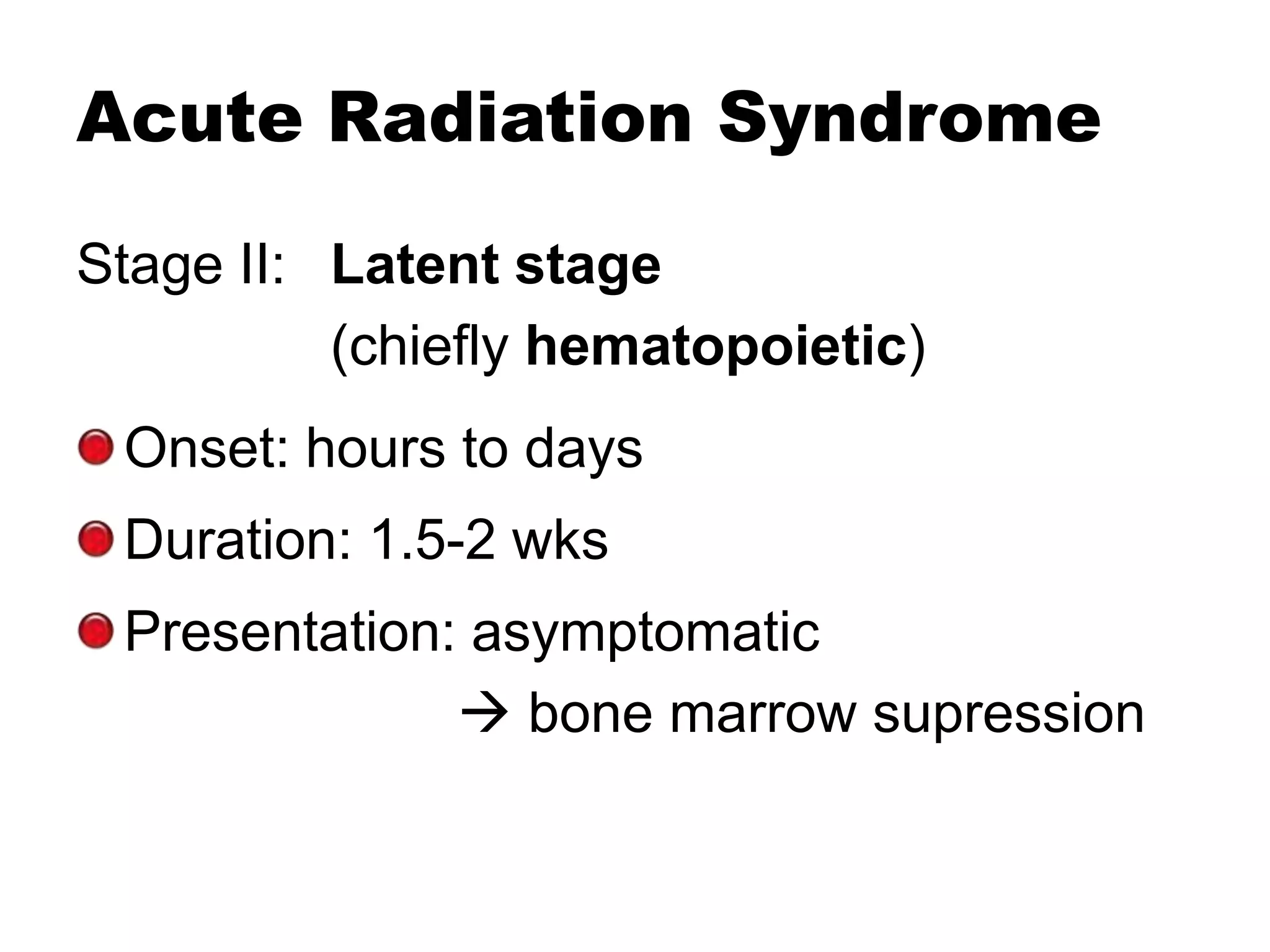 Acute Radiation Syndrome | PPTX