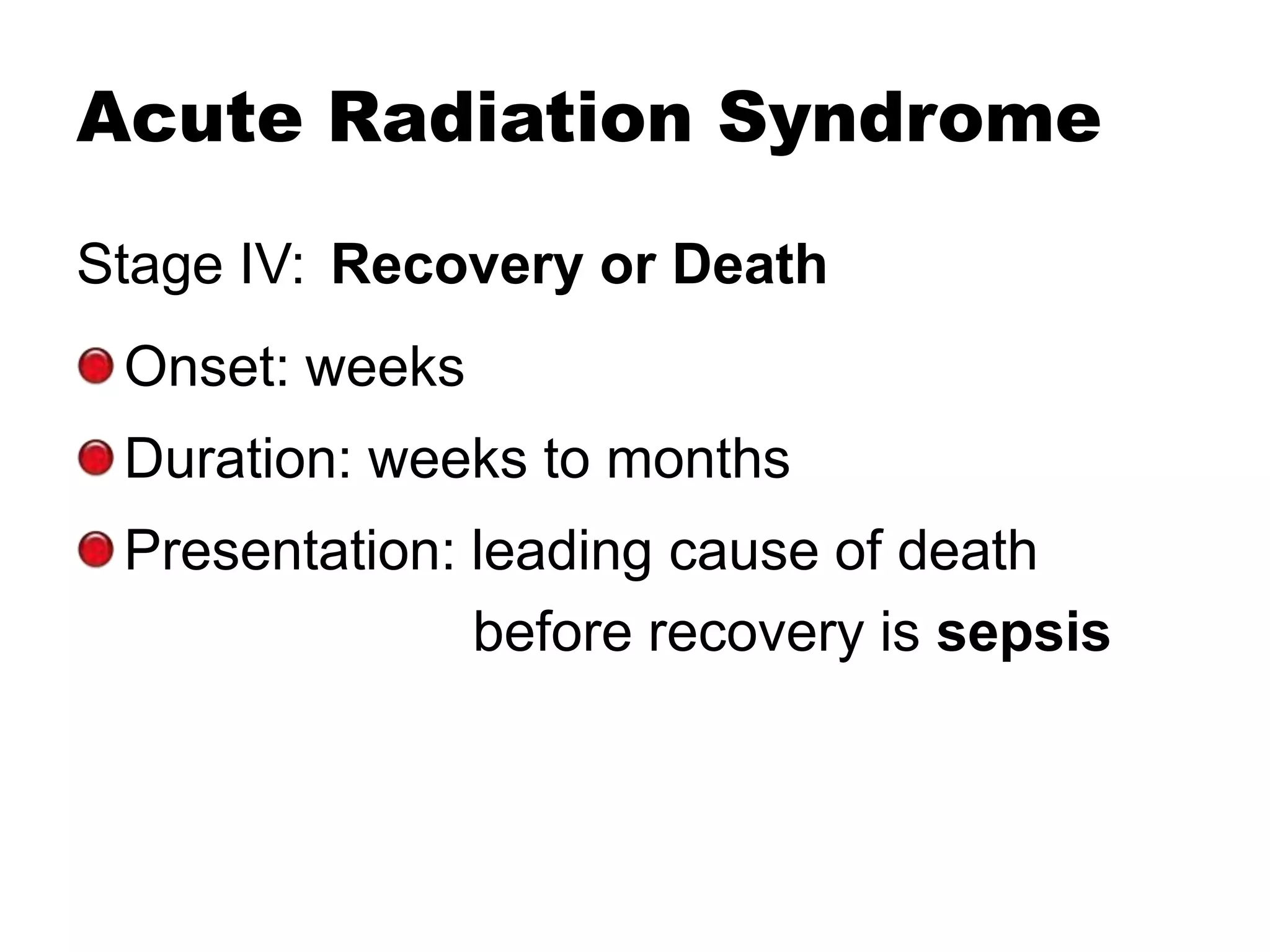 Acute Radiation Syndrome | PPTX