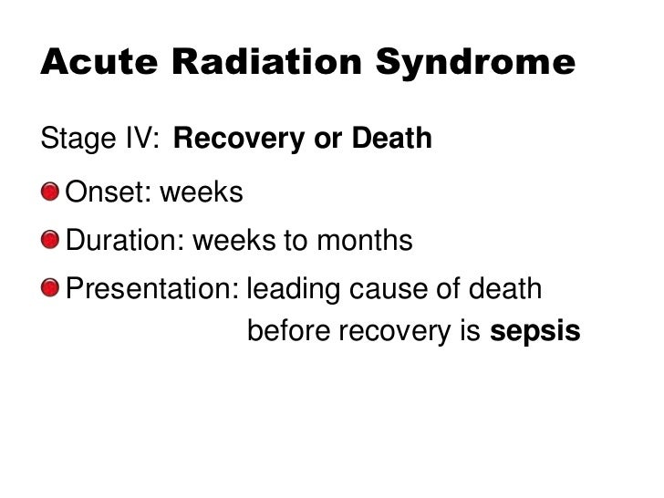 Acute Radiation Syndrome