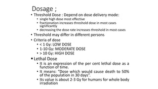 Acute radiation syndrome Dr Kiran | PPTX