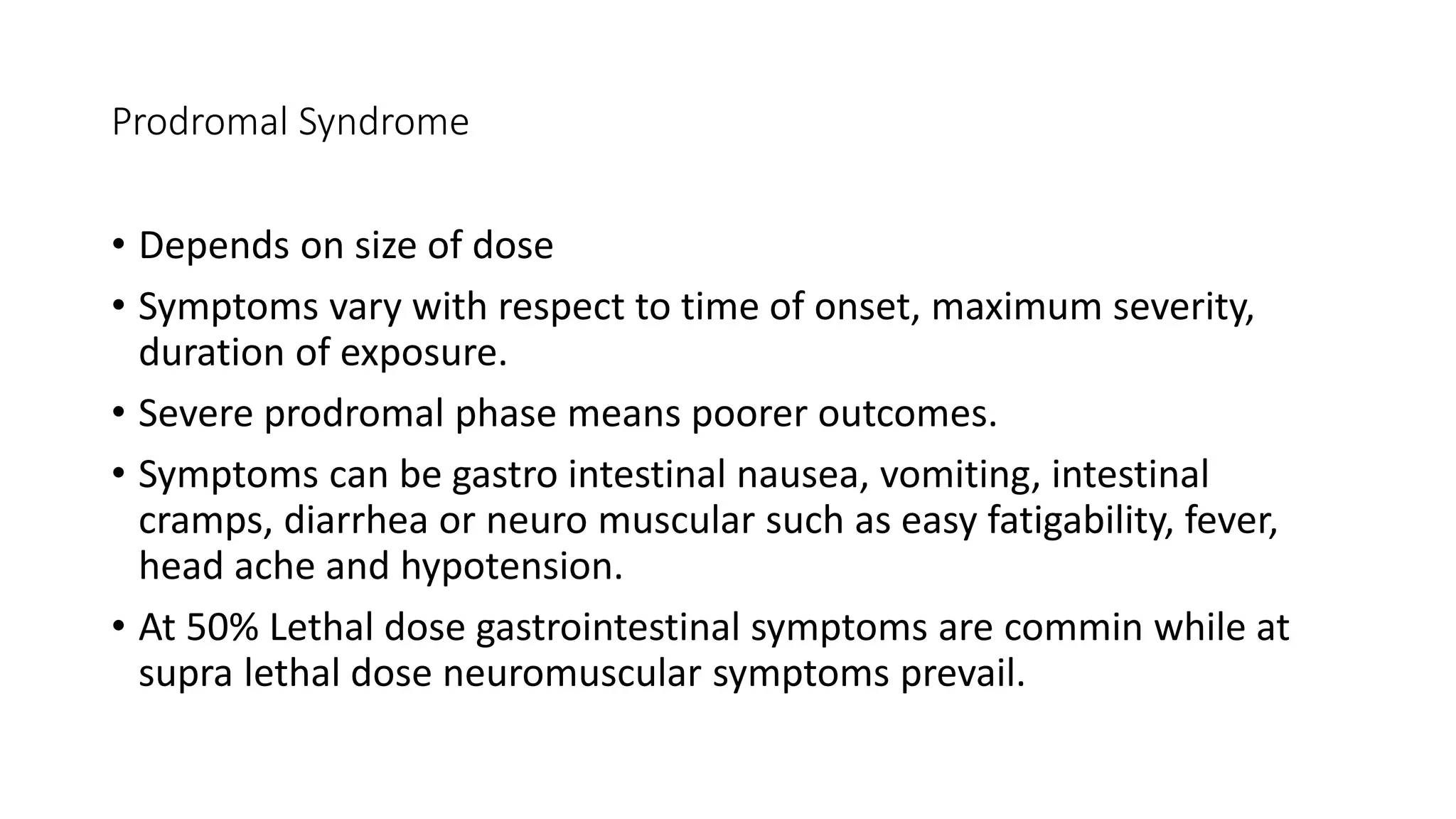 Acute radiation syndrome | PPTX