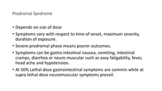 Acute radiation syndrome | PPTX
