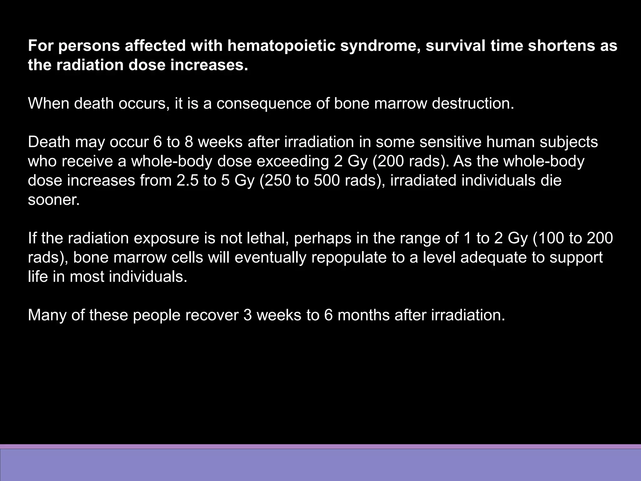 Acute radiation syndrome | PPTX