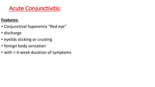 Approach to Acute Red Eye and its DDX.pptx | Eye and Vision Conditions ...