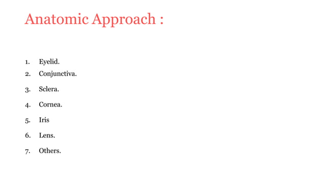 Approach to Acute Red Eye and its DDX.pptx | Eye and Vision Conditions ...